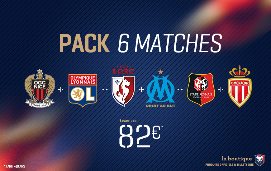 Pack 6 matches en vente | infos match - billet SMC - Informations Stade ...